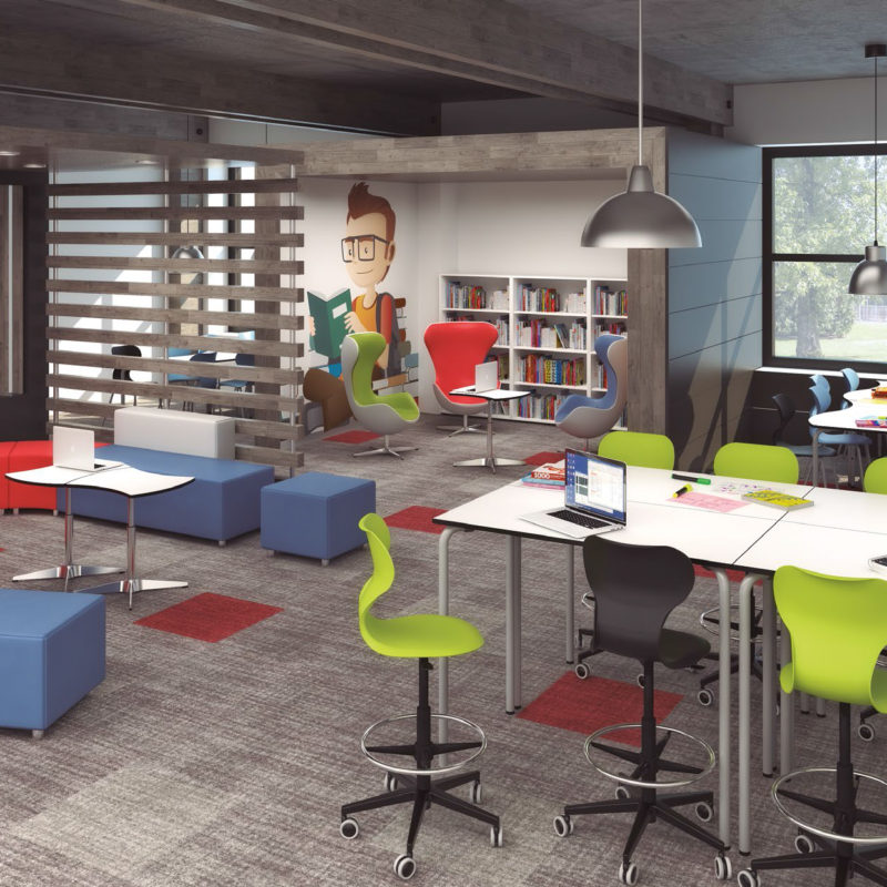 MESA ESCOLAR COLABORATIVA. RENTANGLE PLUS – Aulas Colaborativas